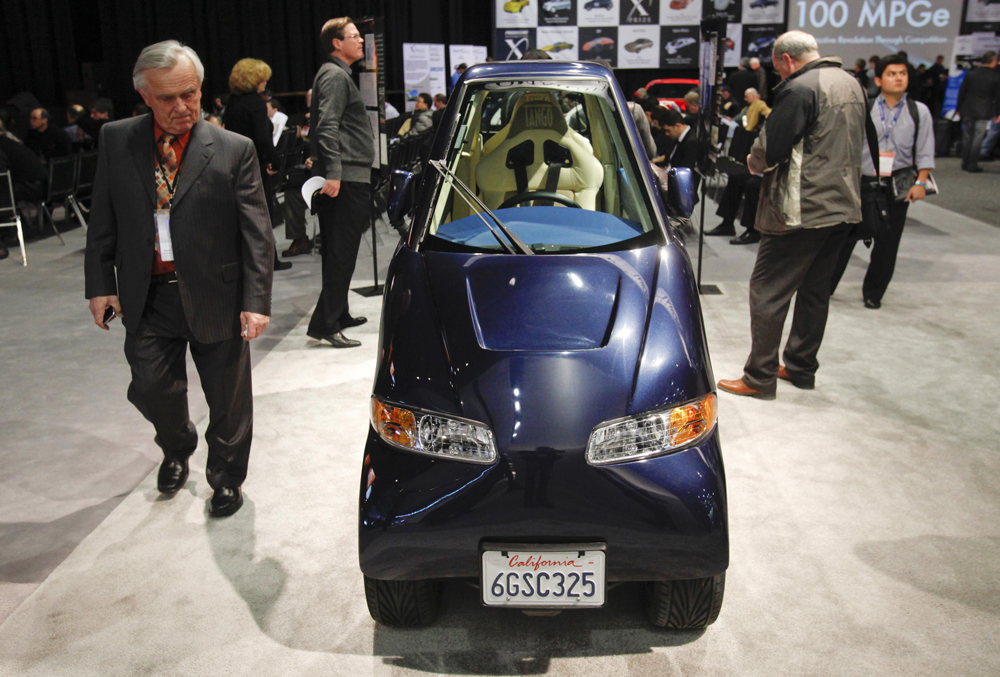 السيارة الكهربائية (تانجو - Tango electric car ) تظهر في معرض أمريكا ...