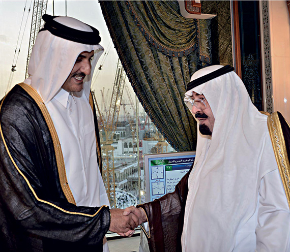 خادم الحرمين يبحث مع أمير قطر آفاق التعاون صحيفة الاقتصادية