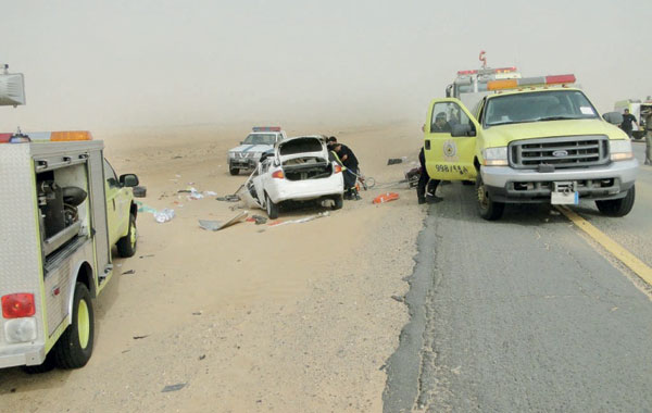 حوادث المرور في السعودية 21 وفاة يوميا الاقتصادية